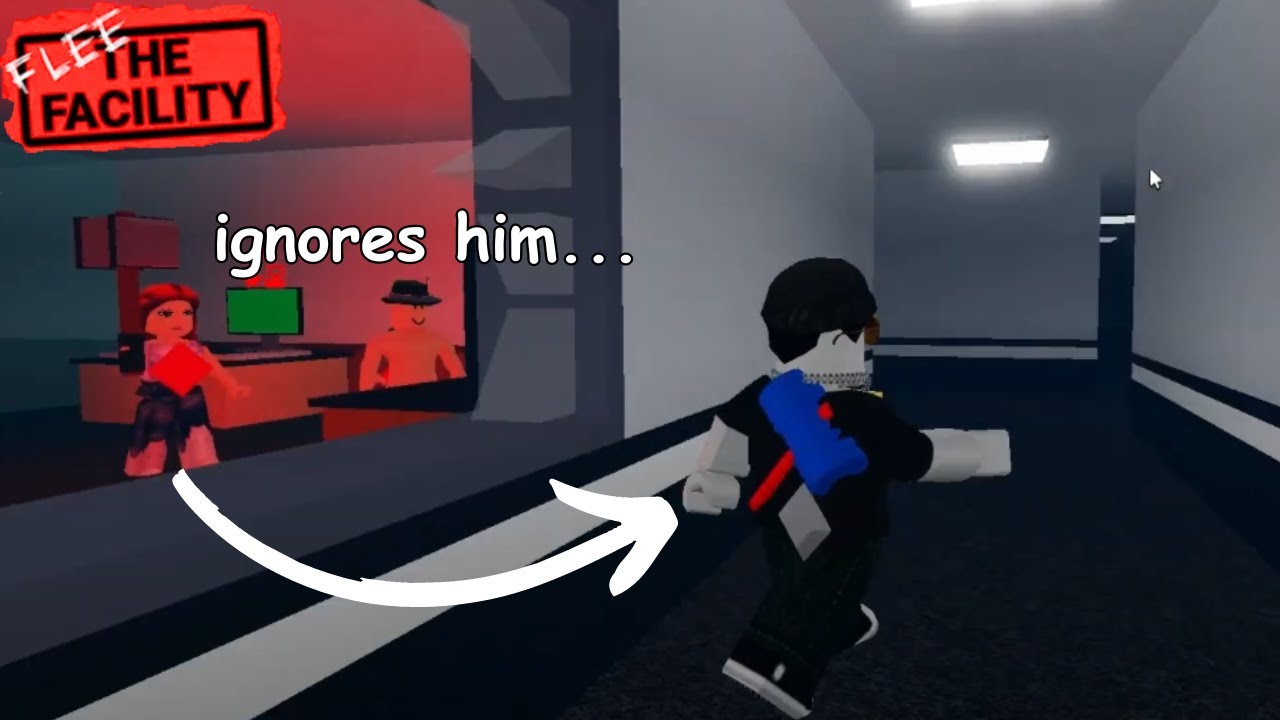 Random Noob Targets Me!! (Roblox Flee the Facility) - YouTube