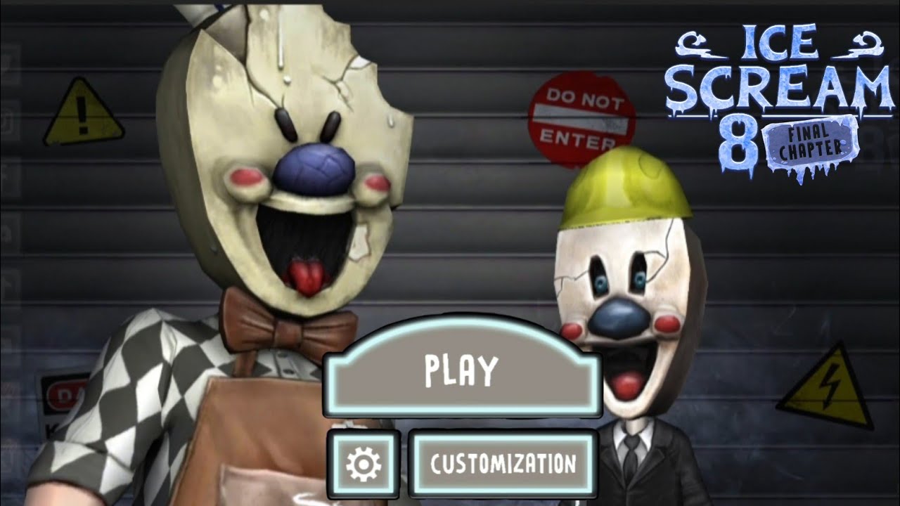 Ice Scream 8 New Update Customize Full Gameplay - YouTube