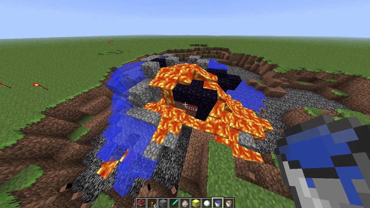 Minecraft Fire vs Water - YouTube