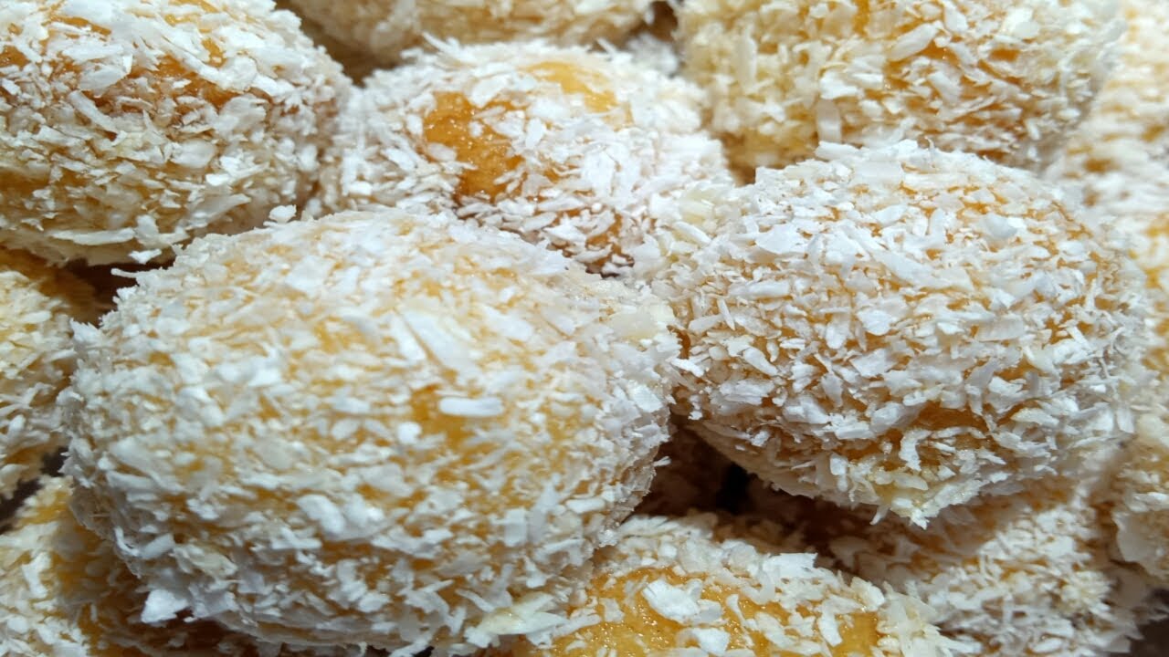 # raffaello Moroccan coconut cookies with simple ingredients/ no butter ...