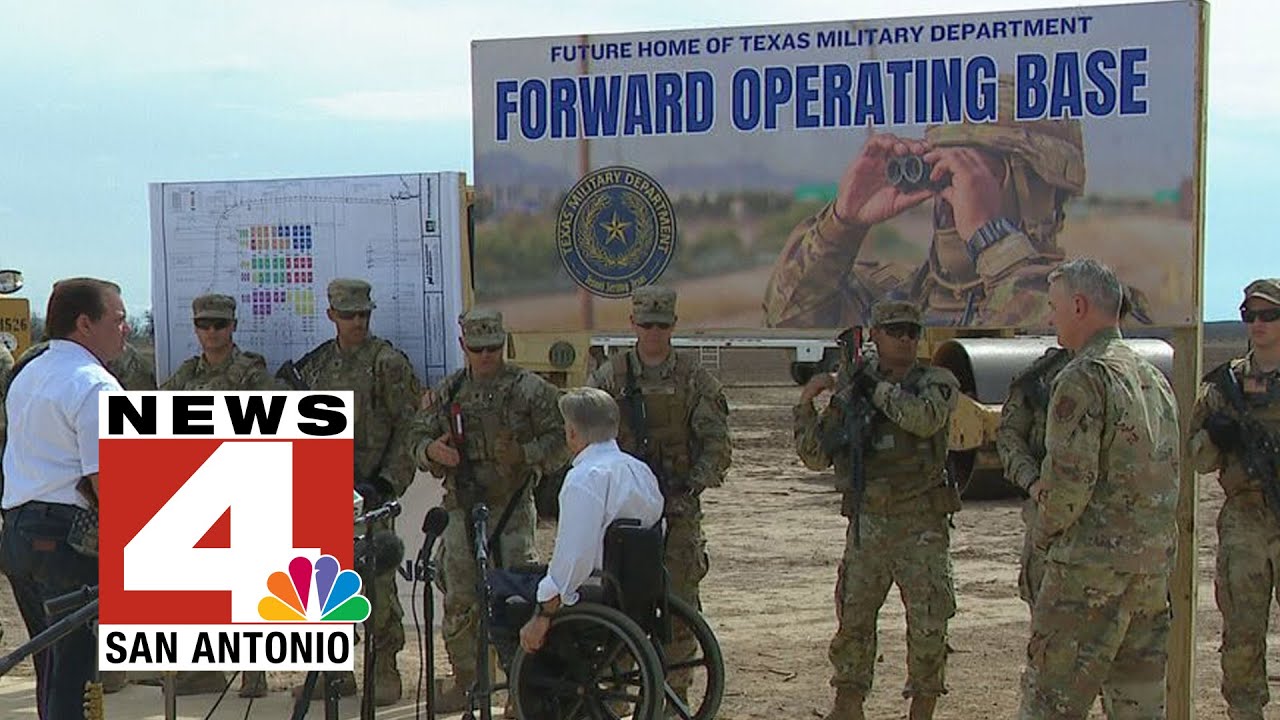 Governor Abbott launches construction of huge new base camp to secure ...