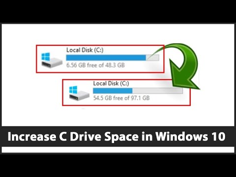 How to Extend Local C : Drive Without software PC or Laptop - YouTube