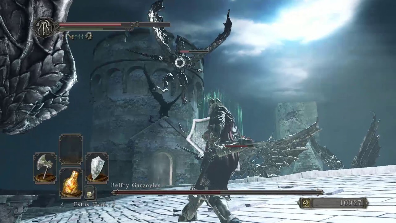 Dark Souls II - Belfry Gargoyles (Boss Fight) - YouTube
