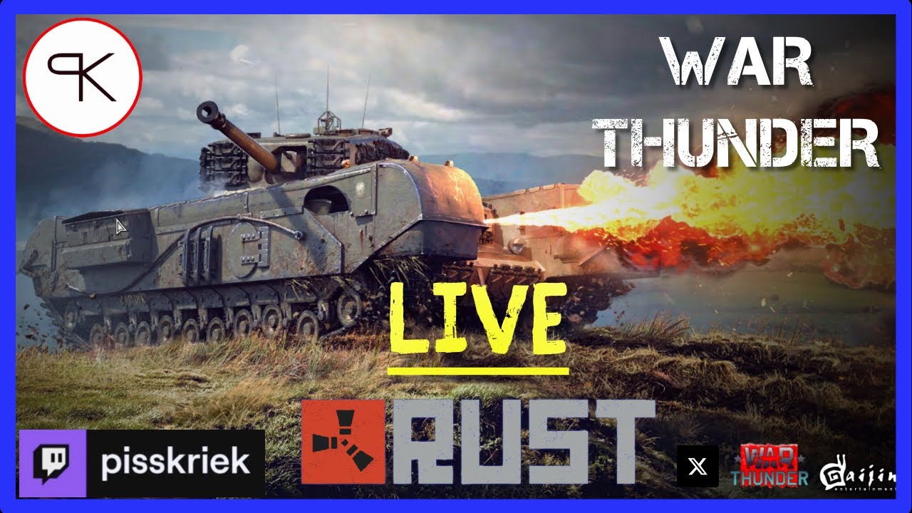 ☢️WAR THUNDER & RUST☢️ #pisskriekgaming #warthunder #streamer #gamer # ...
