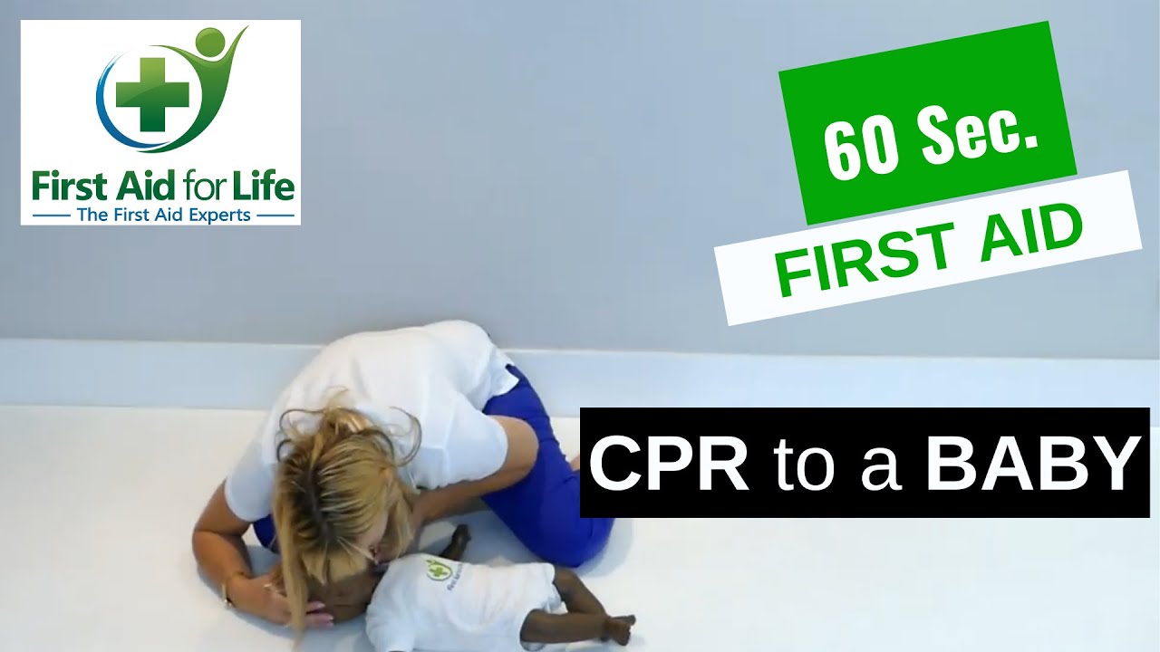 How to Give CPR to a BABY | 60 Second First Aid - YouTube