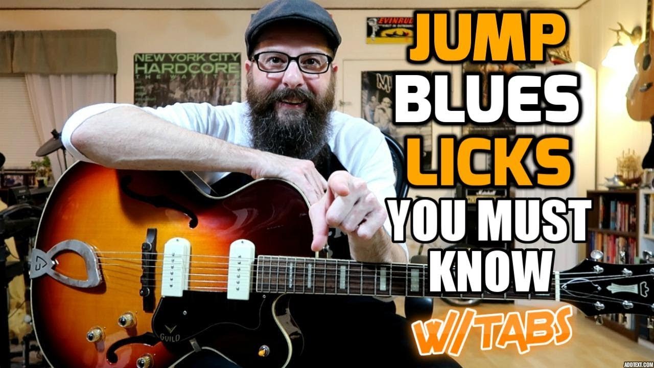 Essential Jump Blues Licks - You Must Know (w/tabs) - YouTube