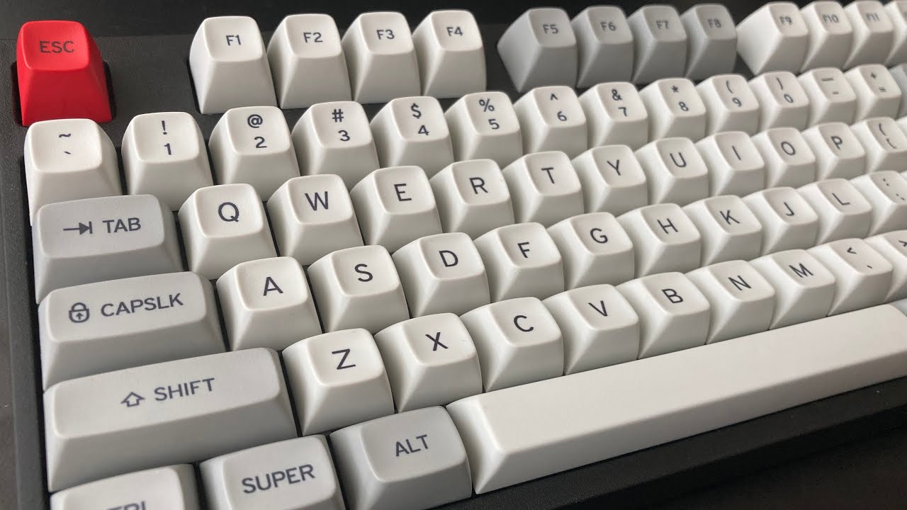 MT3 프로파일 높디높은 데브띠 키캡 놀이 리뷰(DROP + MATT3O MT3 /DEV/TTY KEYCAP SET) - YouTube