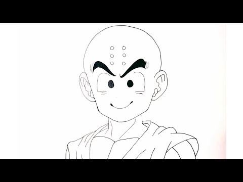 How to draw Krillin|Dragonball|step by step - YouTube