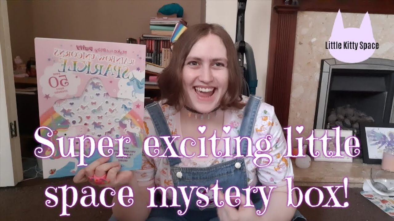 Super exciting little space mystery box! | Age regression - YouTube