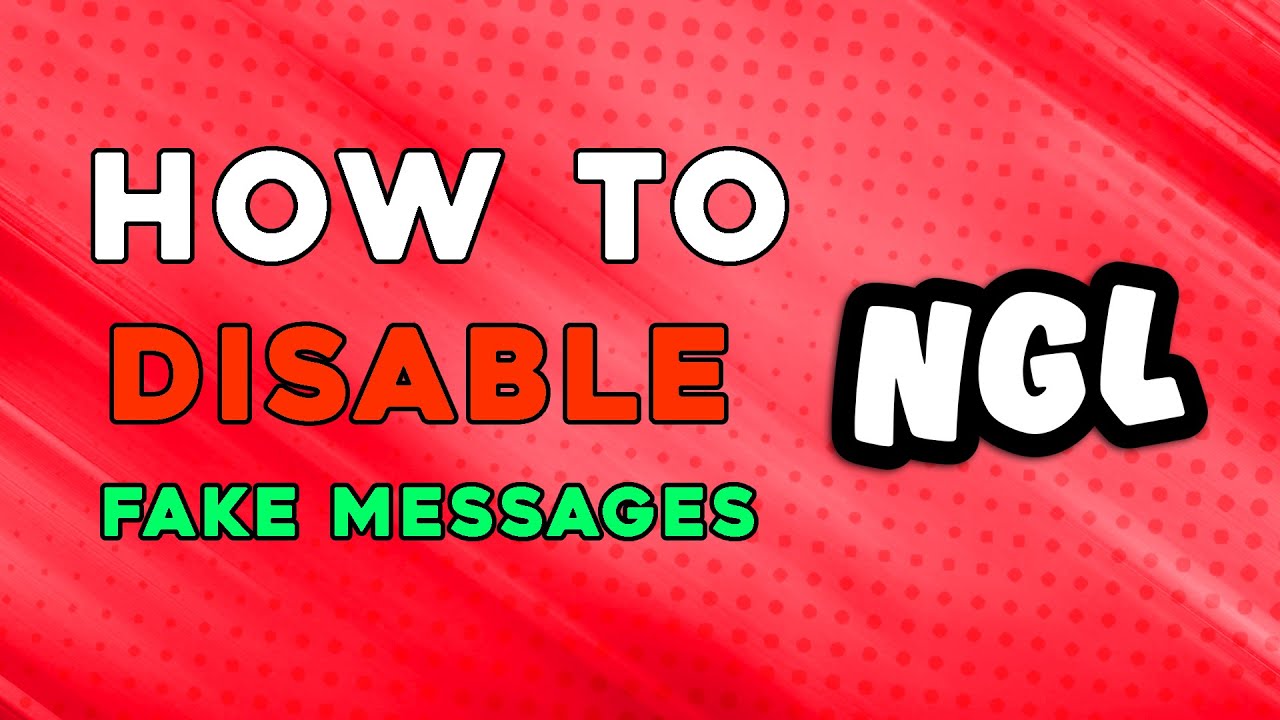 How To Disable Fake Messages In NGL (Easiest Way) - YouTube