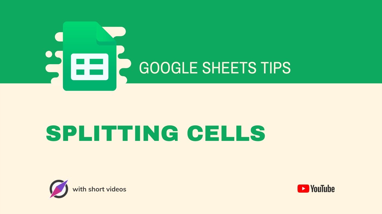 How To Split Cells In Google Sheets YouTube How To Split Cells In Google Sheets YouTube