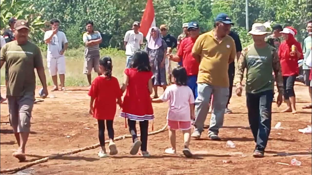Lomba Tarik Tambang 17 Agustus 2024 meriah menang - YouTube