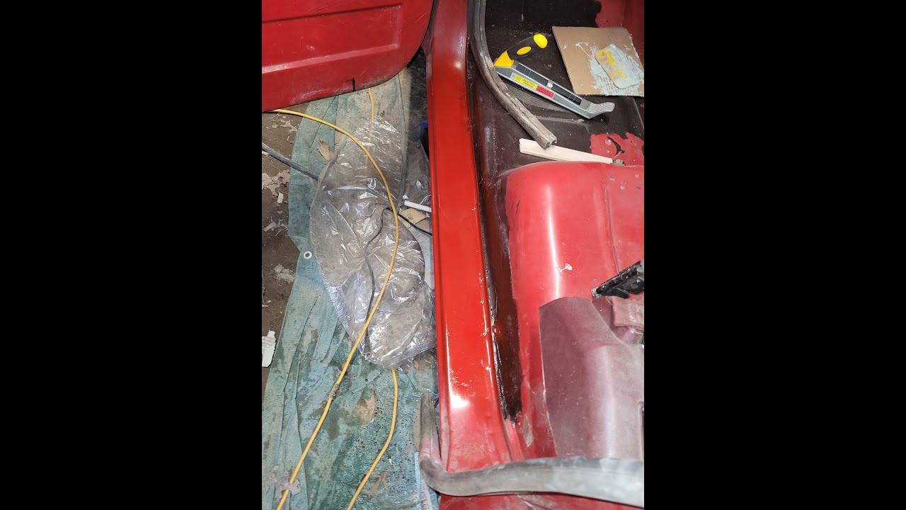 Finishing the Rocker Panels on the Square Body. - YouTube
