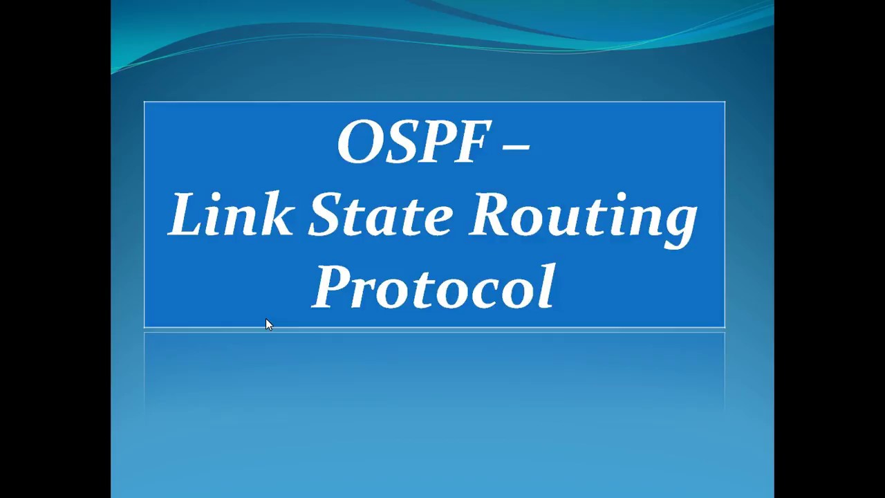 Introduction to OSPF – Link State Routing Protocol || [TAMIL] - YouTube