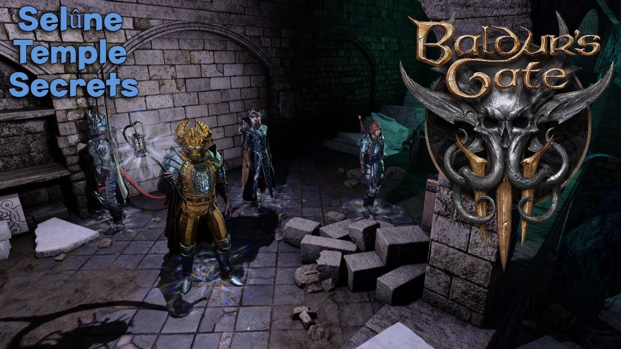 Baldur's Gate 3 - Selûne Temple Secrets - Solo Dragonborn - YouTube