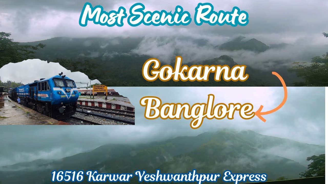 Train Journey: Best Views from Gokarna to Banglore |16516 Karwar ...