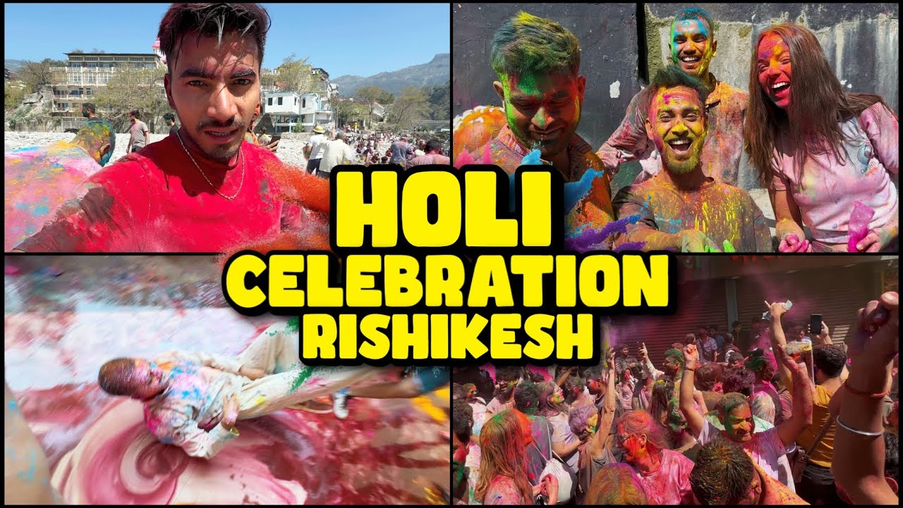 Holi Celebration in Rishikesh 2024 | Fun with Our Team! - YouTube