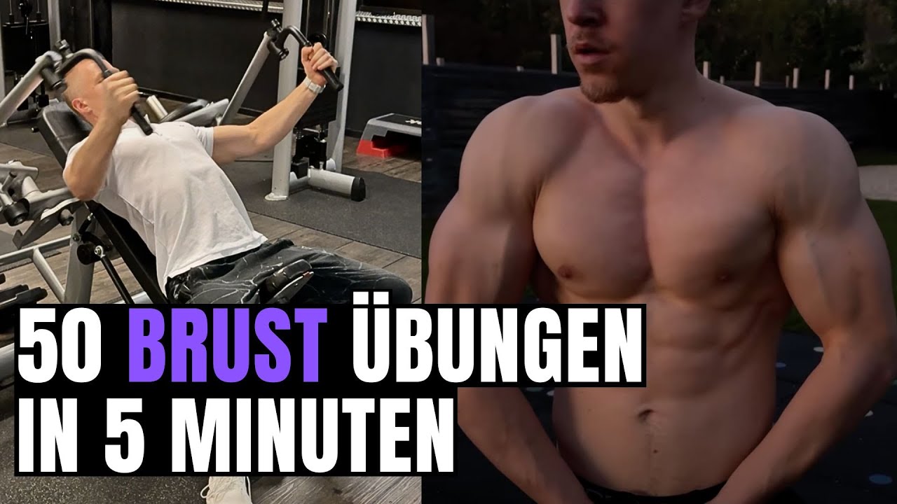 ALLE Brust Übungen in einem Video erklärt! - YouTube