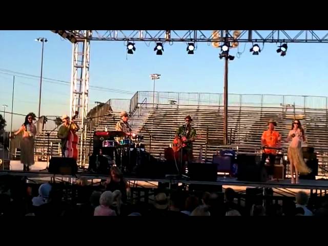The Hula Girls perform "Volcano" at the Orange County Fair 8/13/10 ...