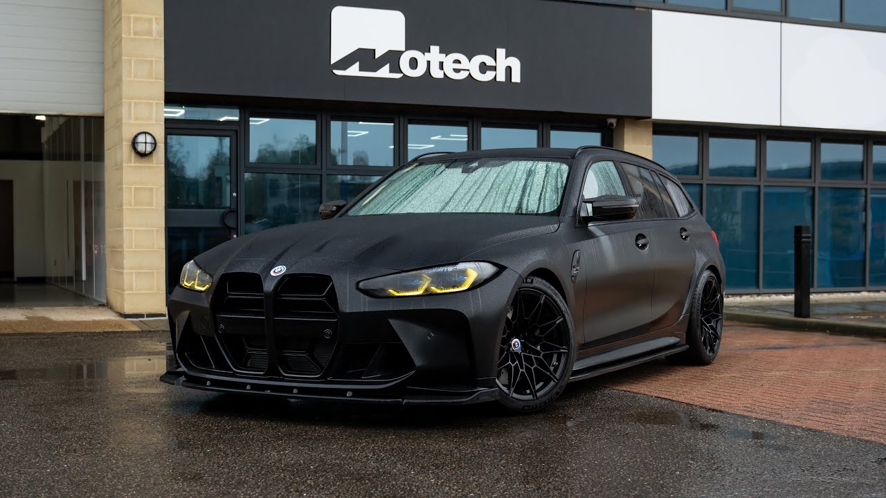 How epic is this Satin Black BMW G81 M3 Touring? - YouTube
