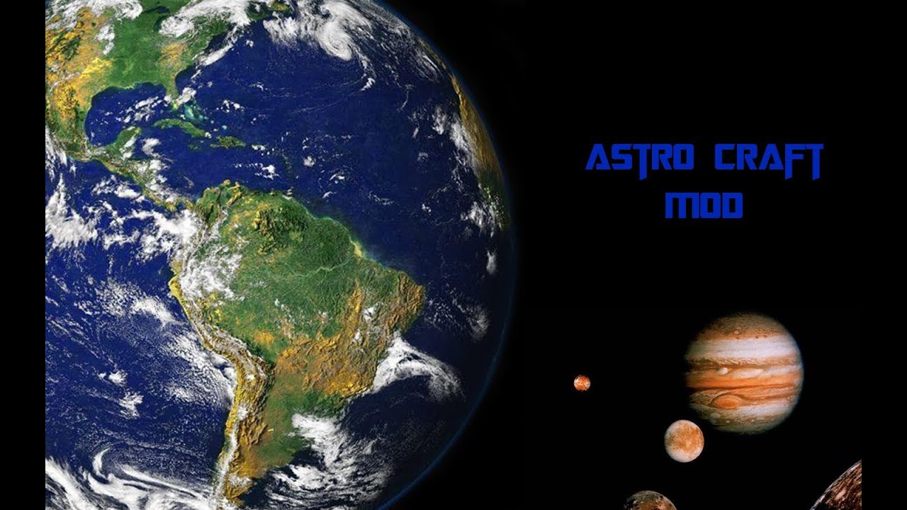 Présentation du mod Astro Craft MINECRAFT - YouTube