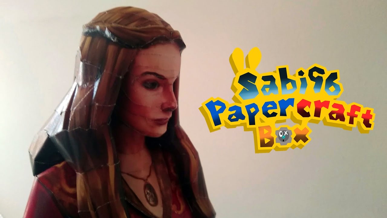 Sabi96 Papercraft Box - Cersei Lannister (Game of Thrones) - YouTube