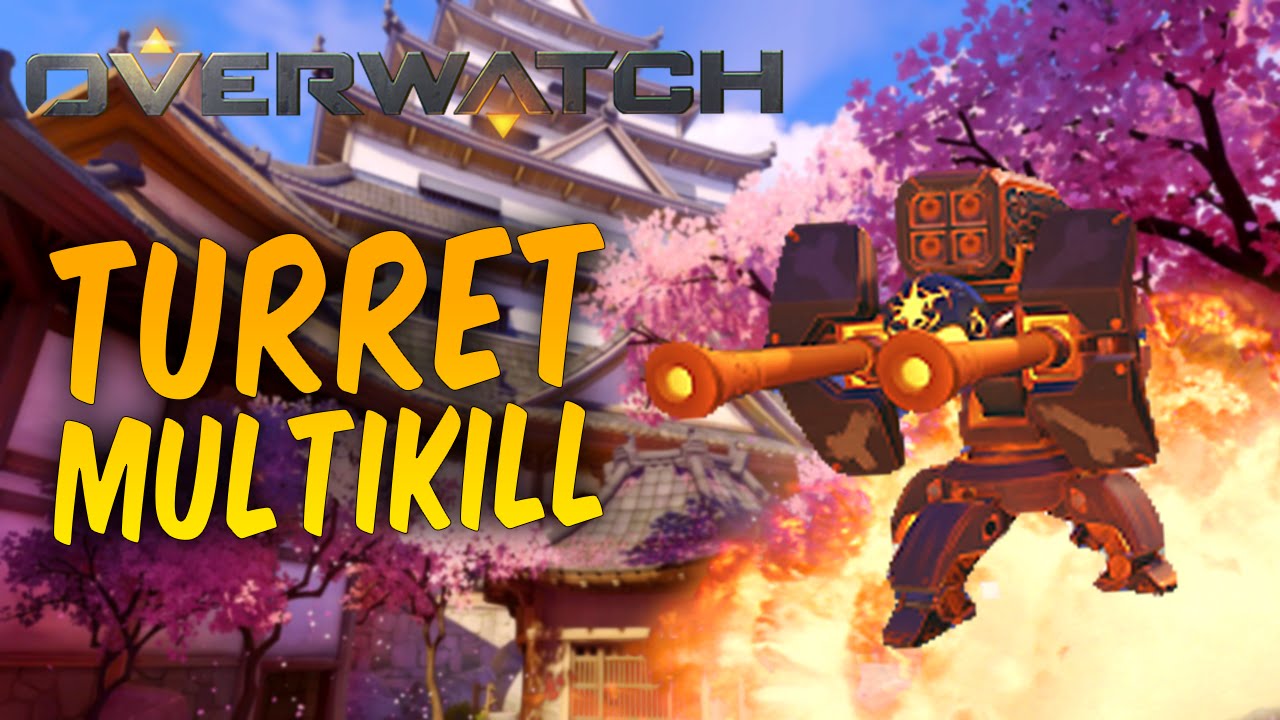 Crazy Turret Multikill - Overwatch Torbjorn Gameplay - YouTube