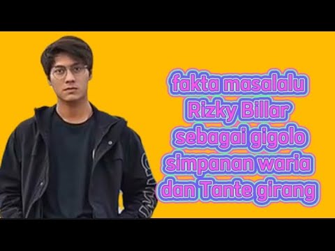 Rizky Billar pernah jadi gigolo, simpanan waria dan Tante girang