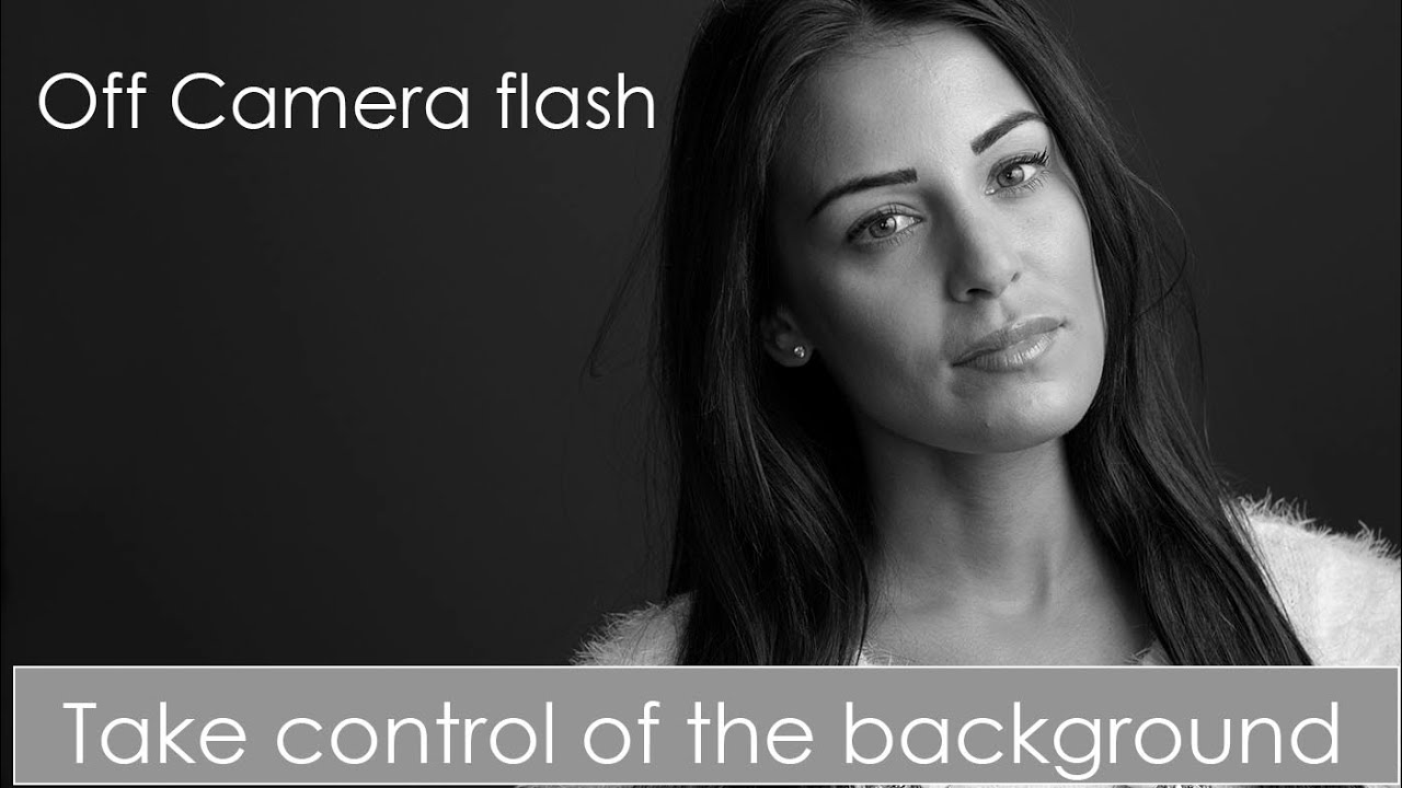 Off camera flash - Start to control the background - YouTube