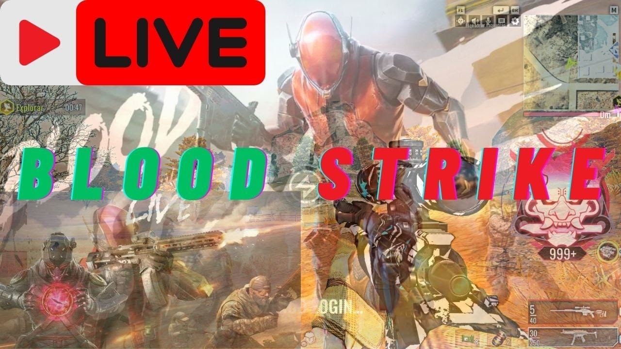 BLOOD STRIKE AO VIVO VENHA PARTICIPAR E JOGAR RANK CHEGA PRA LIVE ...