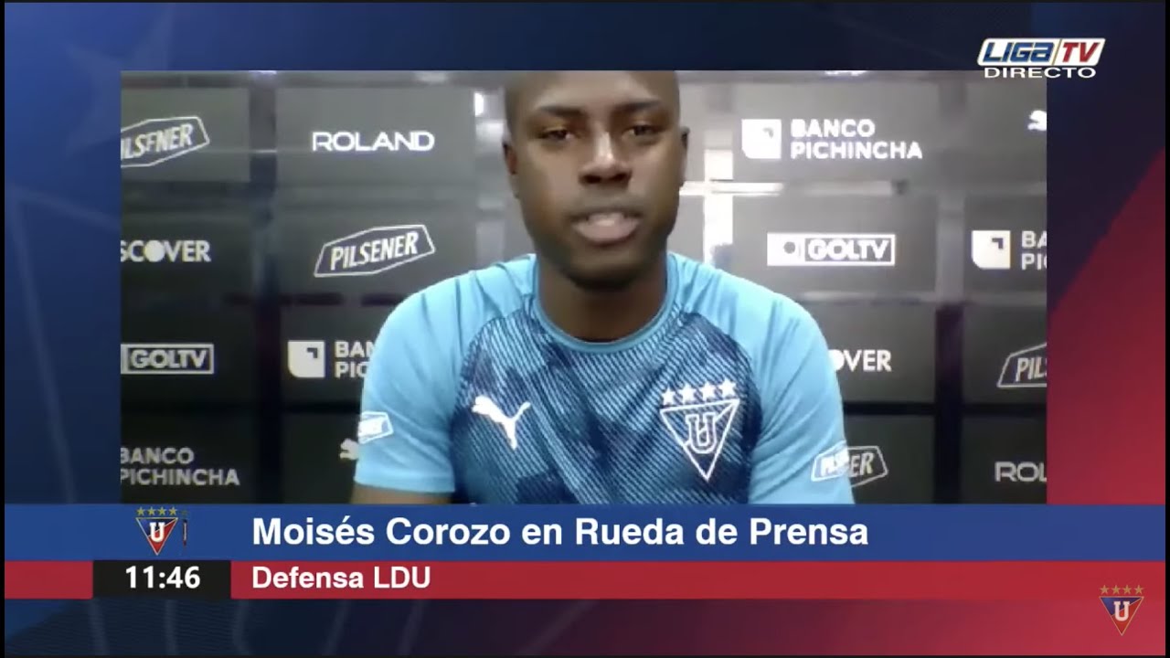 Moisés Corozo | Rueda de prensa virtual - YouTube