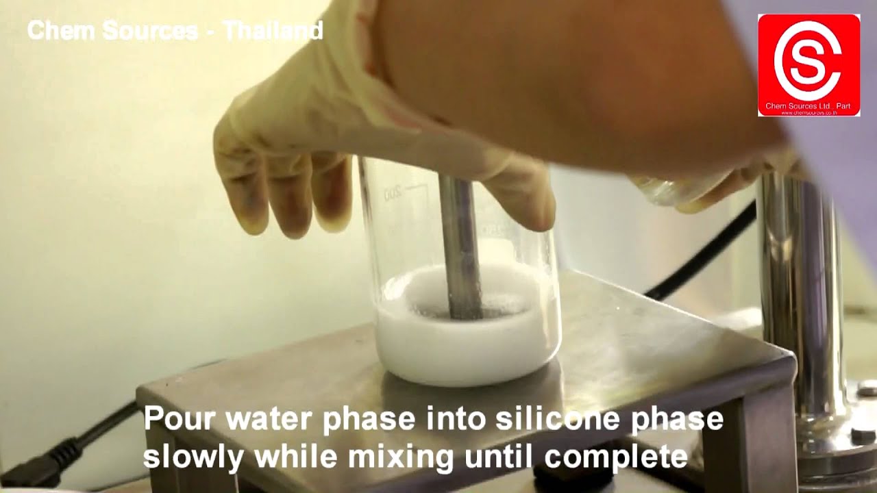 Water Drop Cream Formulation (by using silicone emulsifier - PEG/PPG-18 ...