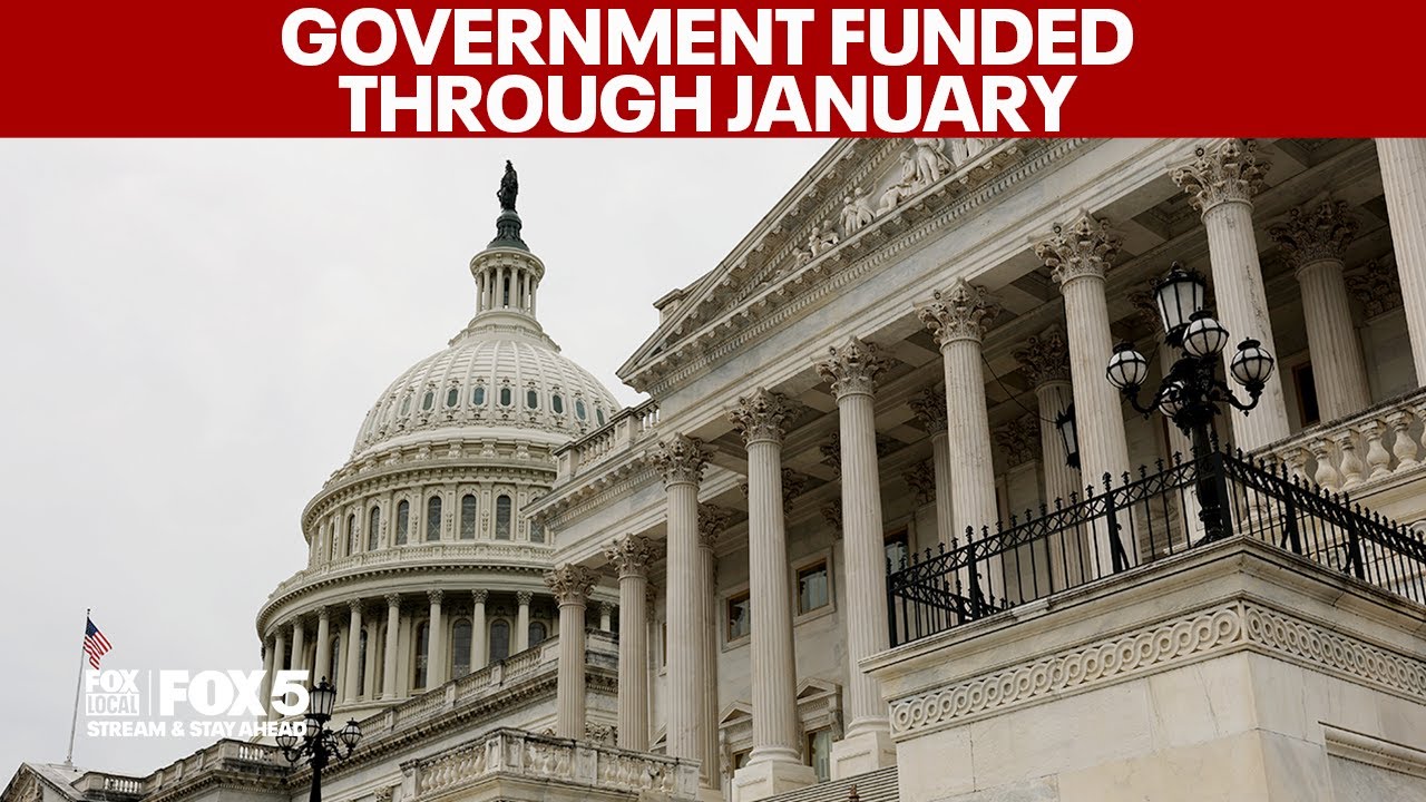 Government funded through January - YouTube