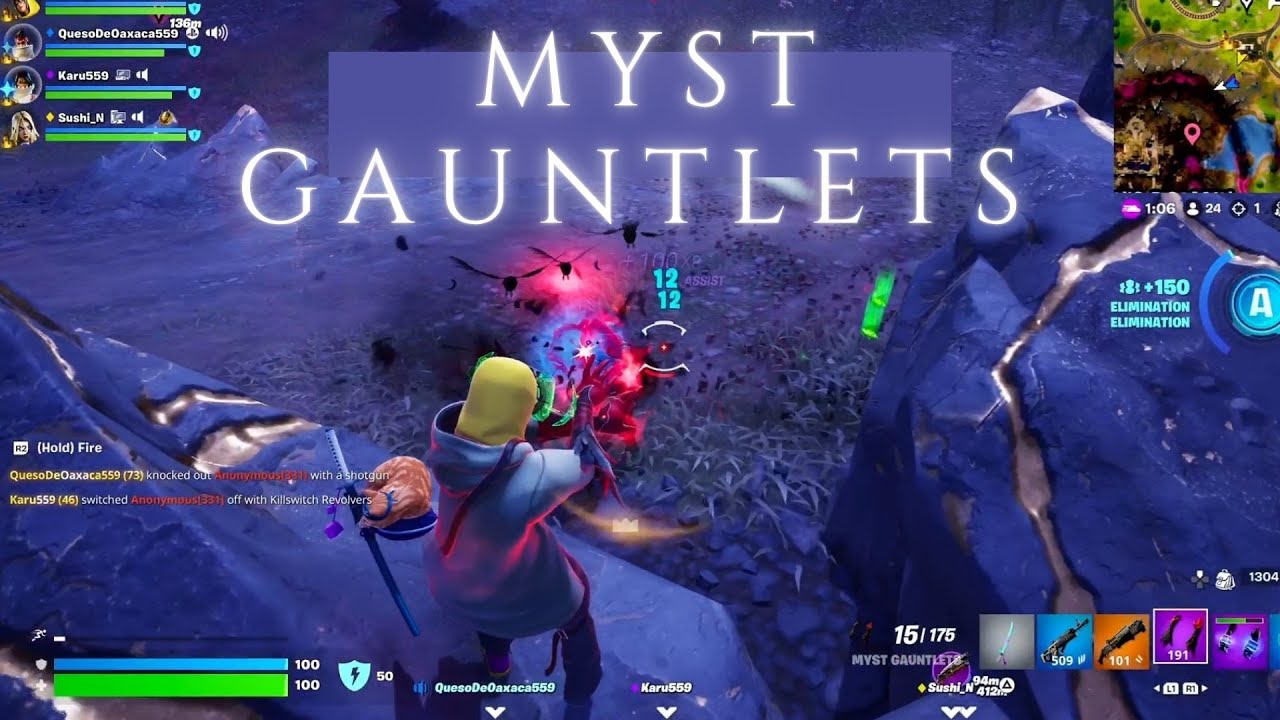 Myst Gauntlets / Bird Gloves - Squad Zero Build (Fortnite Chapter 6 ...
