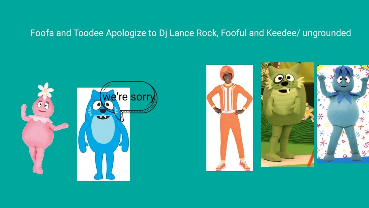 Foofa and Toodee Apologize to Dj Lance Rock, Fooful and Keedee ...