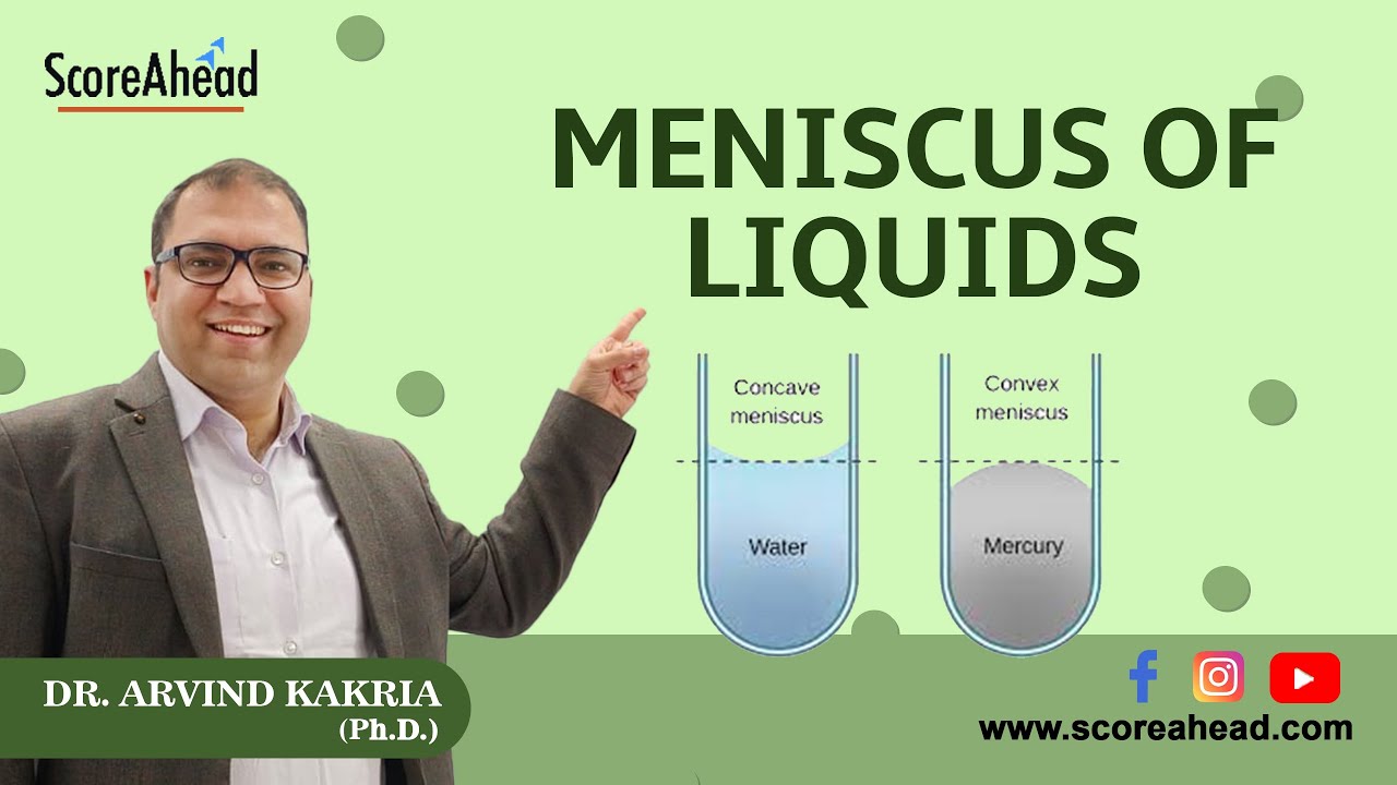 8 Meniscus of liquids - YouTube