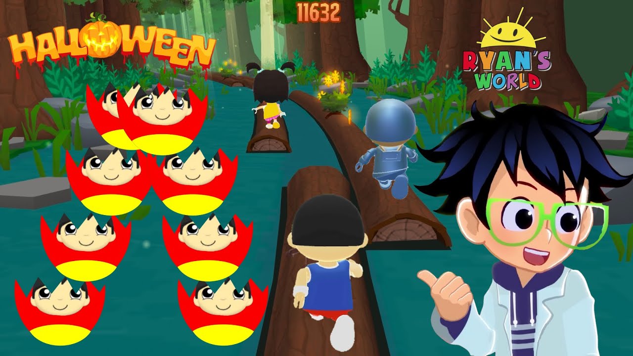 Tag with Ryan Pizza Challenge - Track Star Ryan vs Cobalt Robo Ryan vs ...