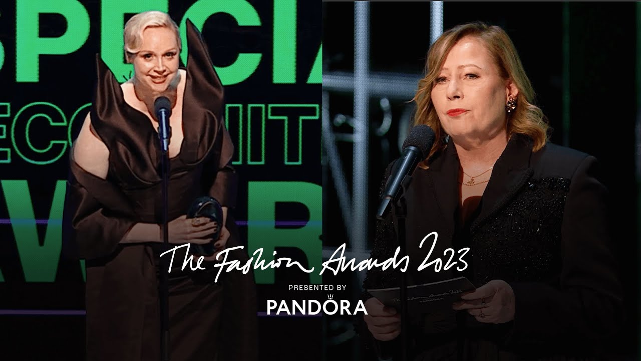 Sarah Mower Wins The Special Recognition Award at The Fashion Awards ...