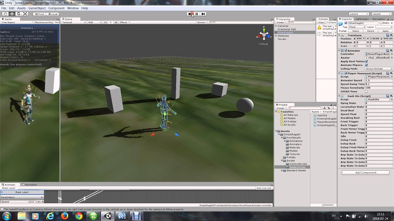 How to animate a ragdoll and kill it - YouTube
