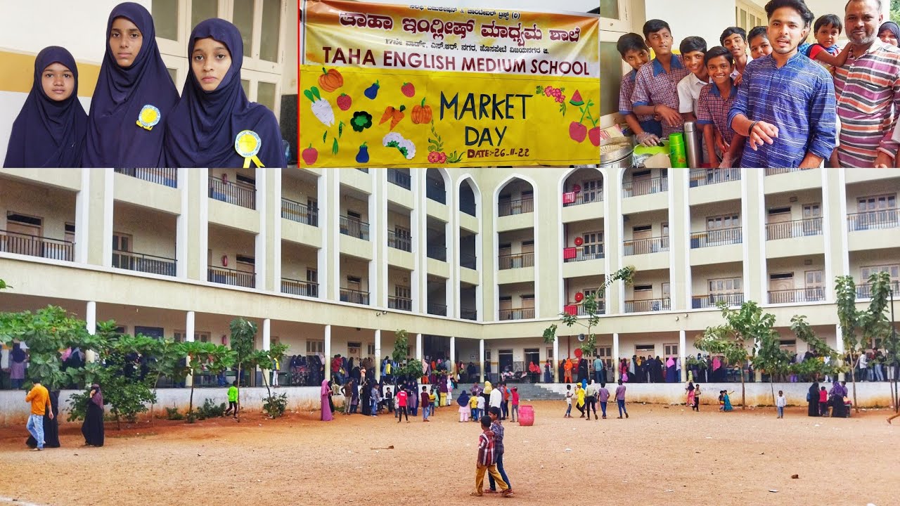 Taha English Medium!!school in hospet market day event was held on ...