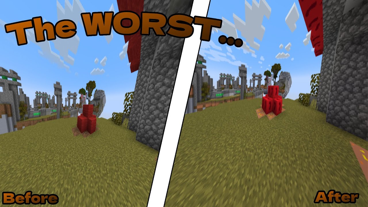 I made Minecraft's WORST pvp texture pack... - YouTube
