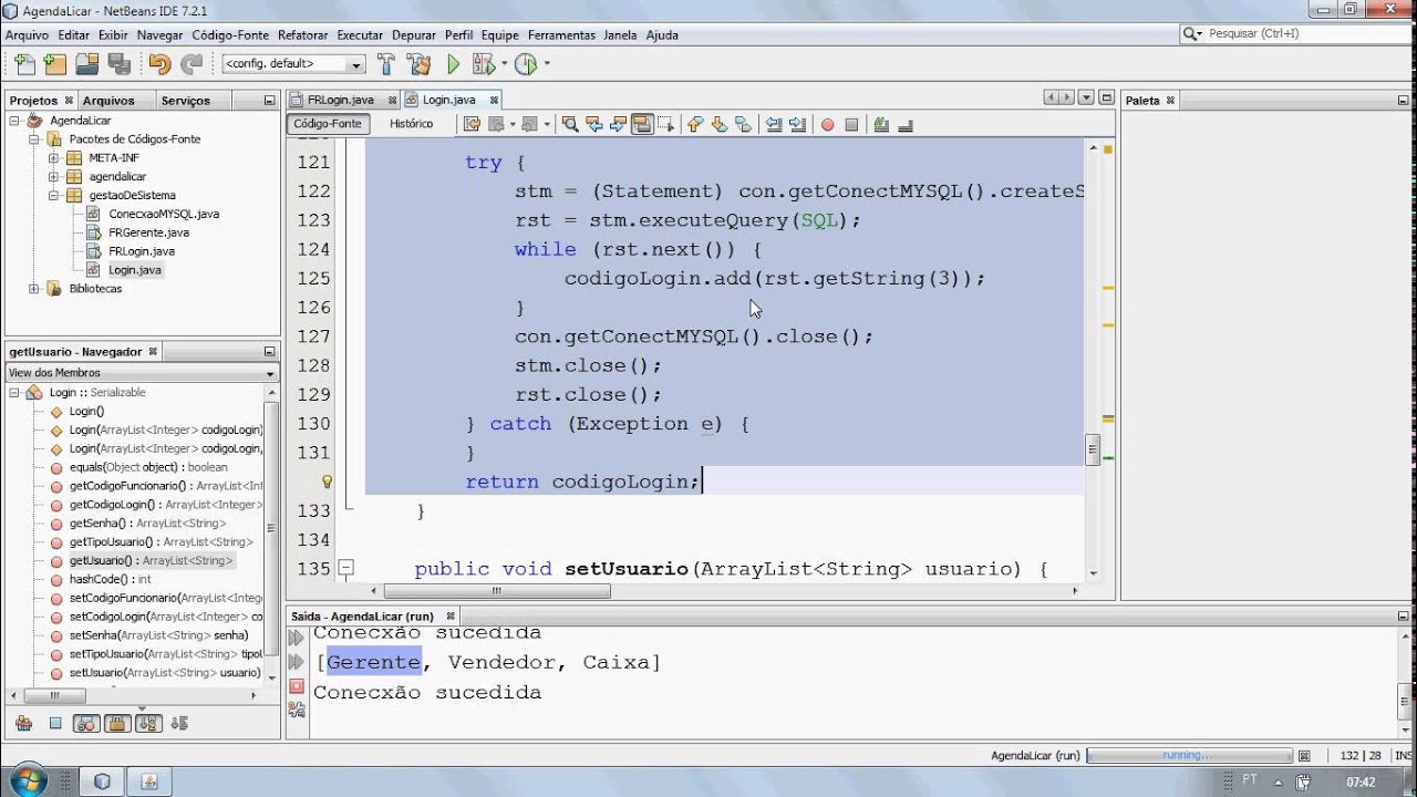 Sistema de Informação Java com Netbeans e MYSQL Video 06 if else Switch ...