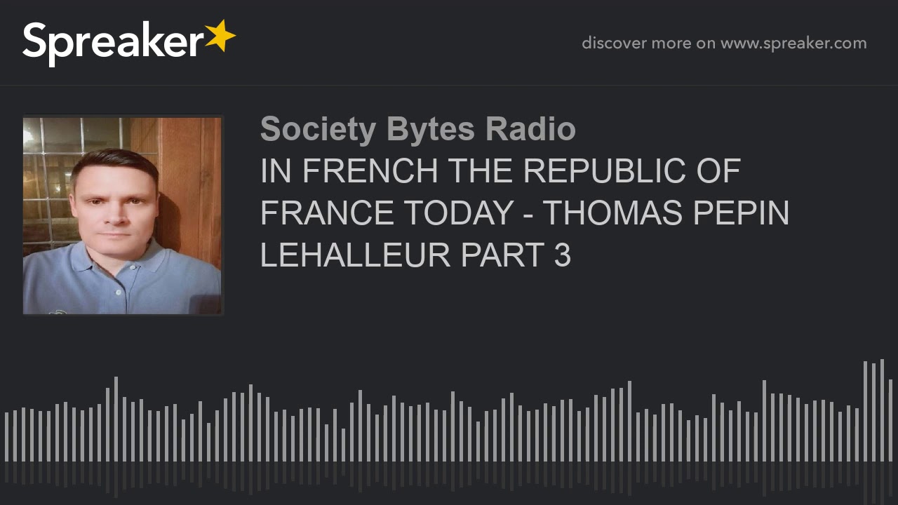 IN FRENCH THE REPUBLIC OF FRANCE TODAY - THOMAS PEPIN LEHALLEUR PART 3 ...