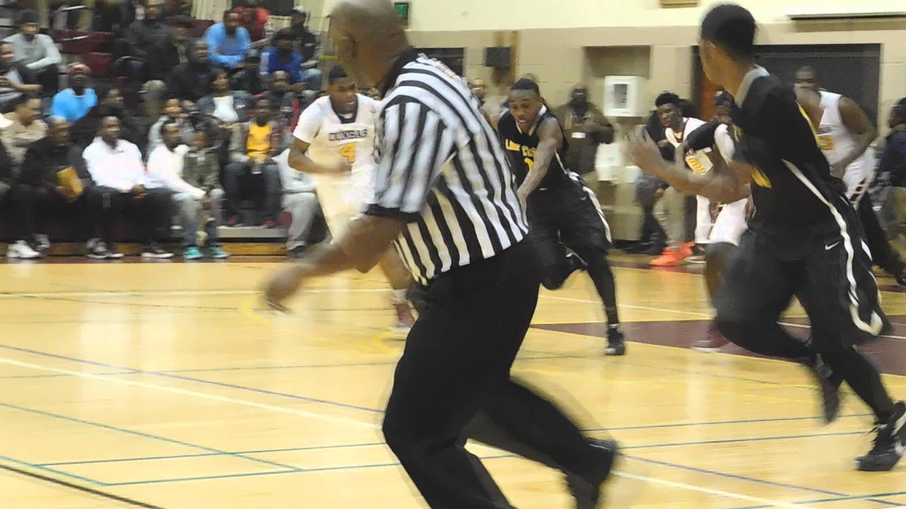 Thompson basket Lake Clifton/Dunbar boys basketball 12/15/15 - YouTube