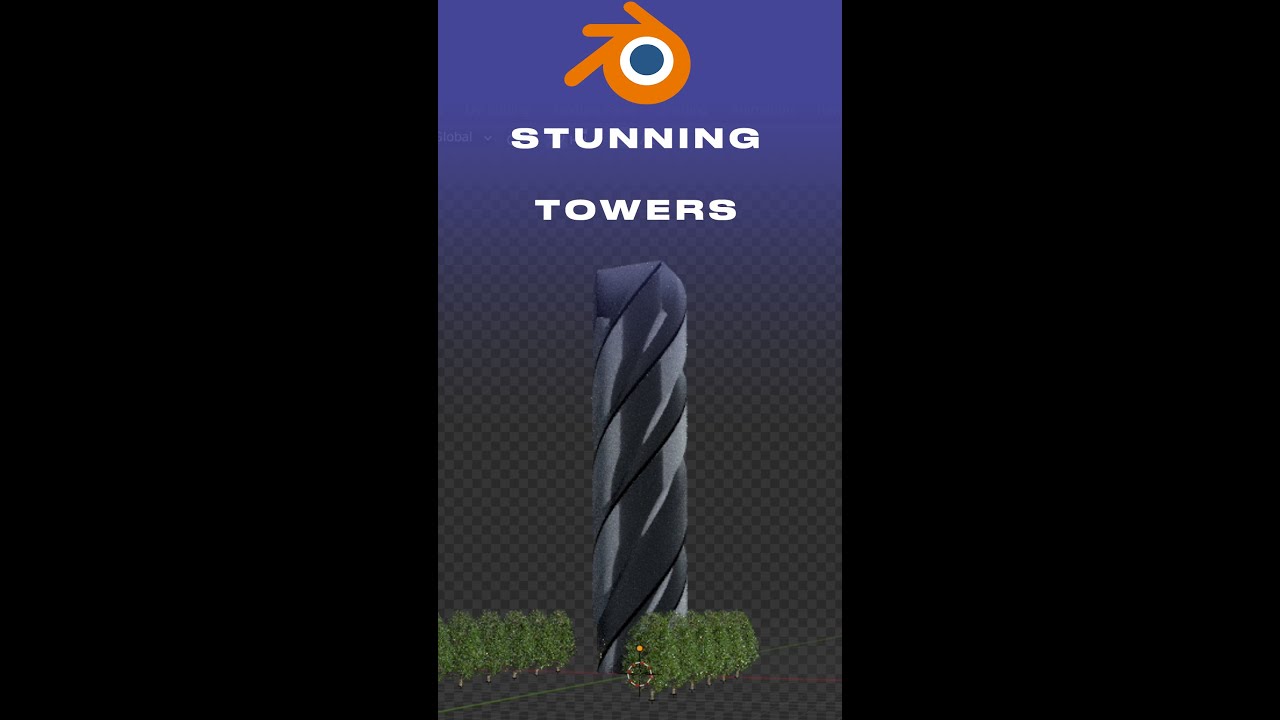Create Stunning Towers In Blender In 1 Min - YouTube