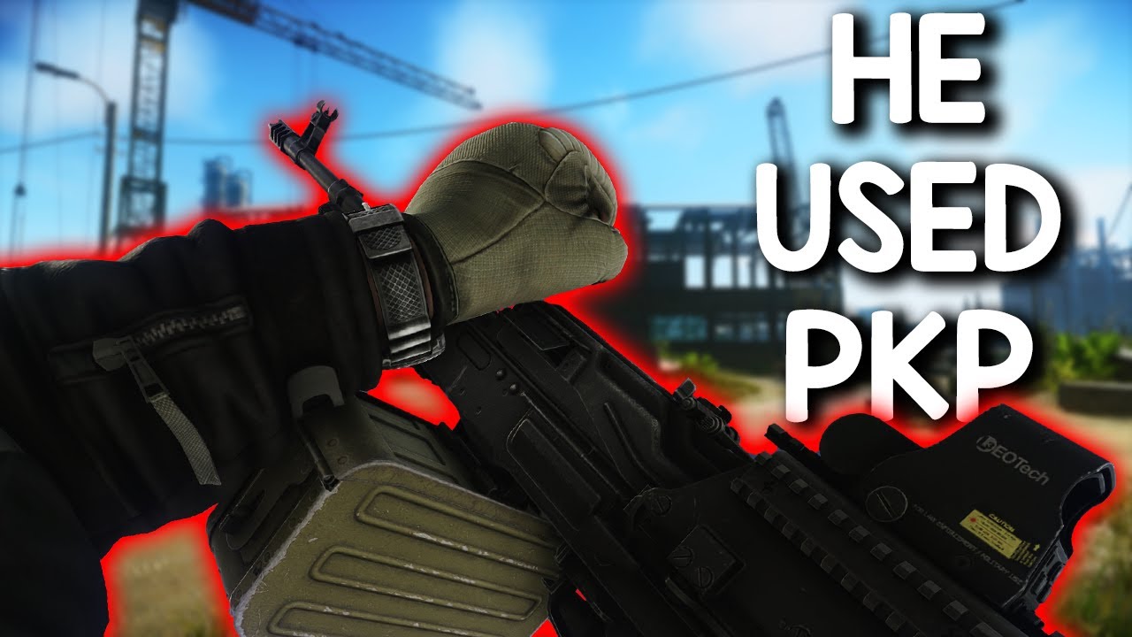 HE WAS USING THE PKP ON CUSTOMS | Solo Gameplay - Escape From Tarkov ...