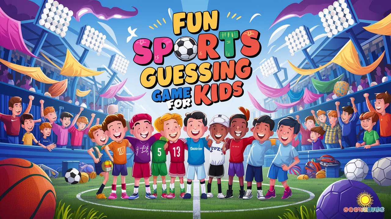 "Fun Sports Guessing Game for Kids | sports vocabulary for kids ...