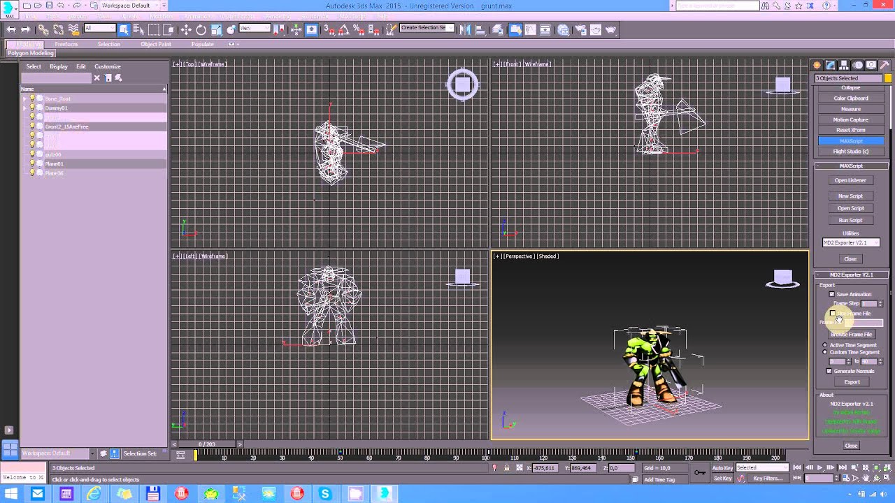 [GAMEDEV] MD2 Importer With Animation - How to export MD2 model from ...