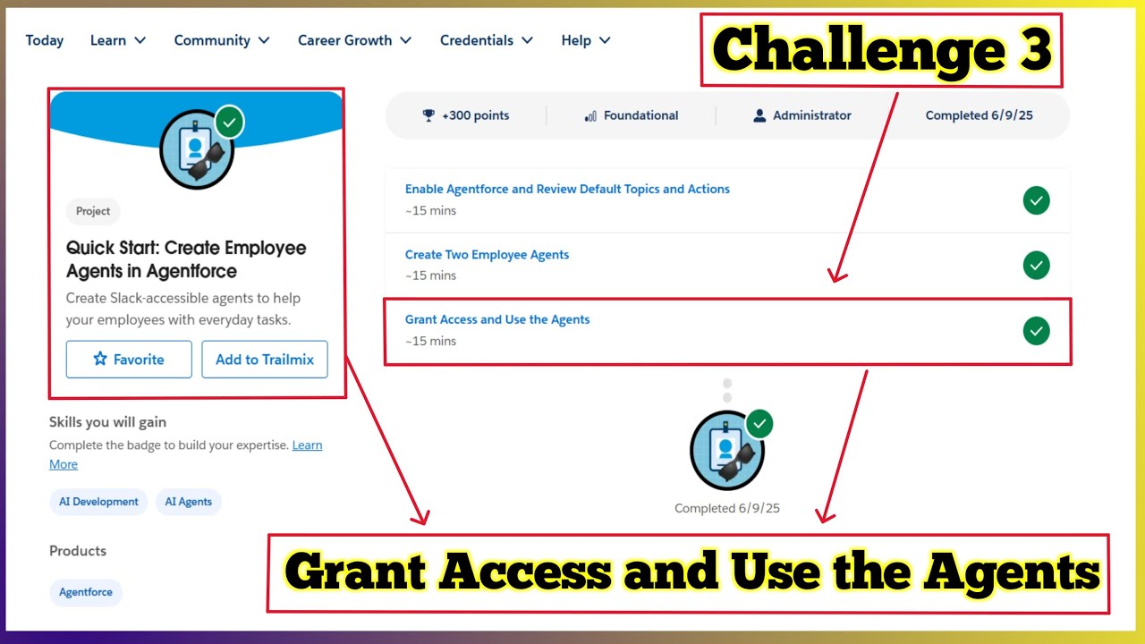 Grant Access and Use the Agents | Quick Start: Create Employee Agents ...
