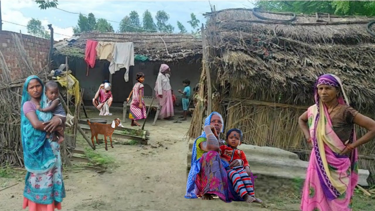 Real Life India In Uttar Pradesh || Poor People Village Life || Rural ...